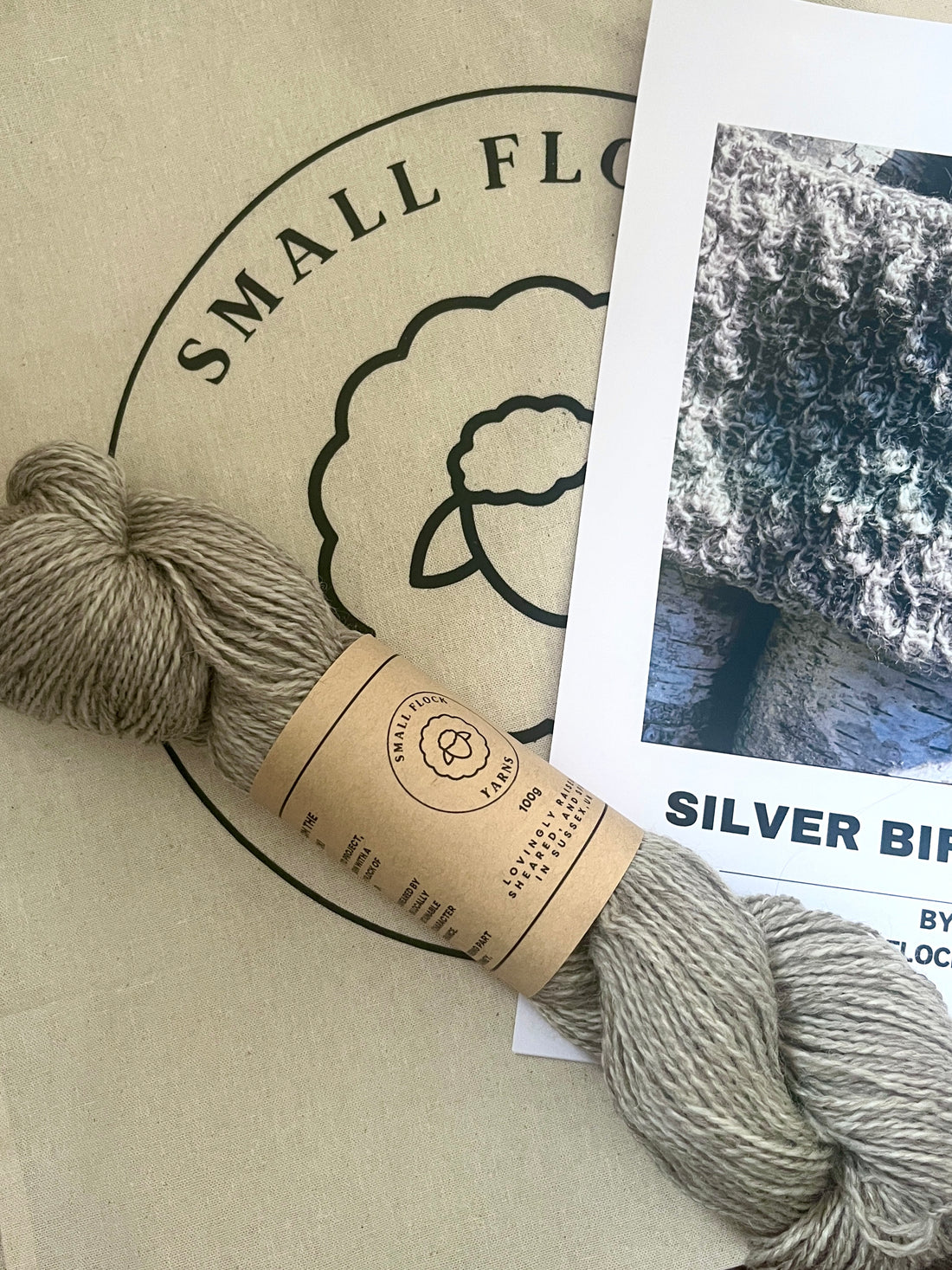Silver Birch Knitting Kit – Small Flock Yarns